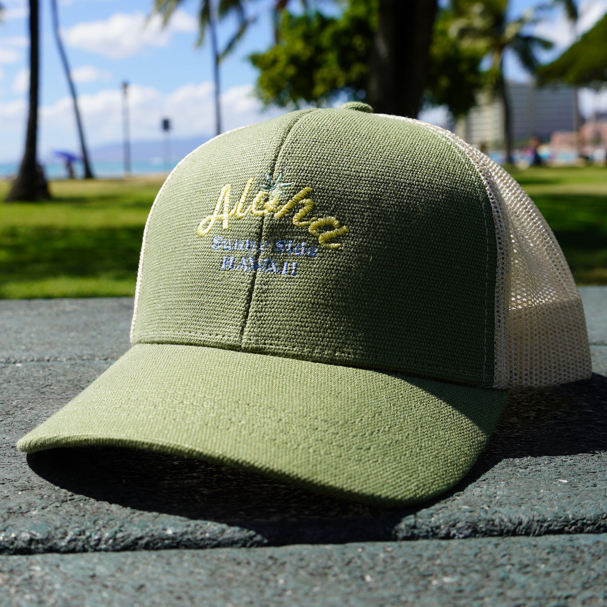 Aloha Mesh Cap – EmbroideryHQ